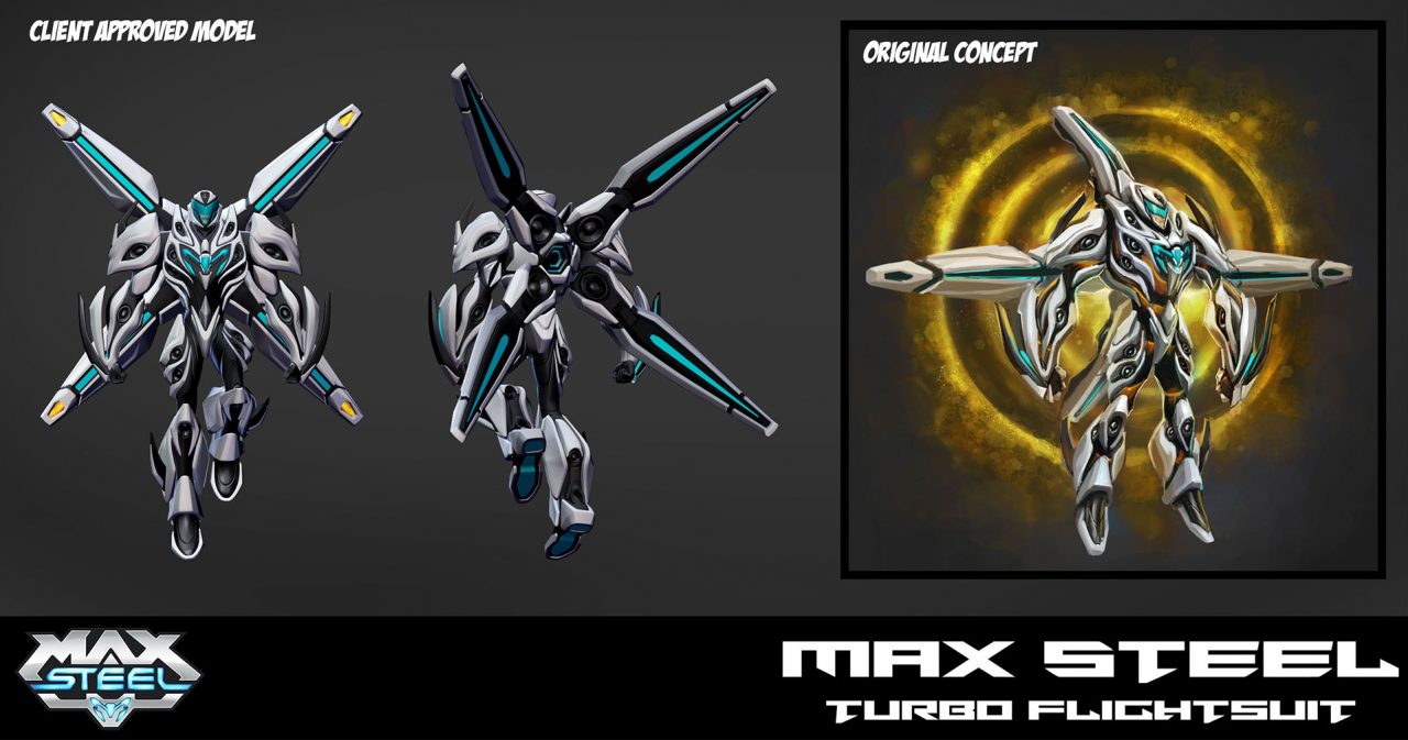 Max Steel Turbo Flightsuit | Edgar Deguzman | 3D Character Artist